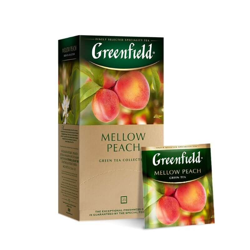 Greenfield Peach Mellow tea 45g - márkaképviselet, nagykereskedel
